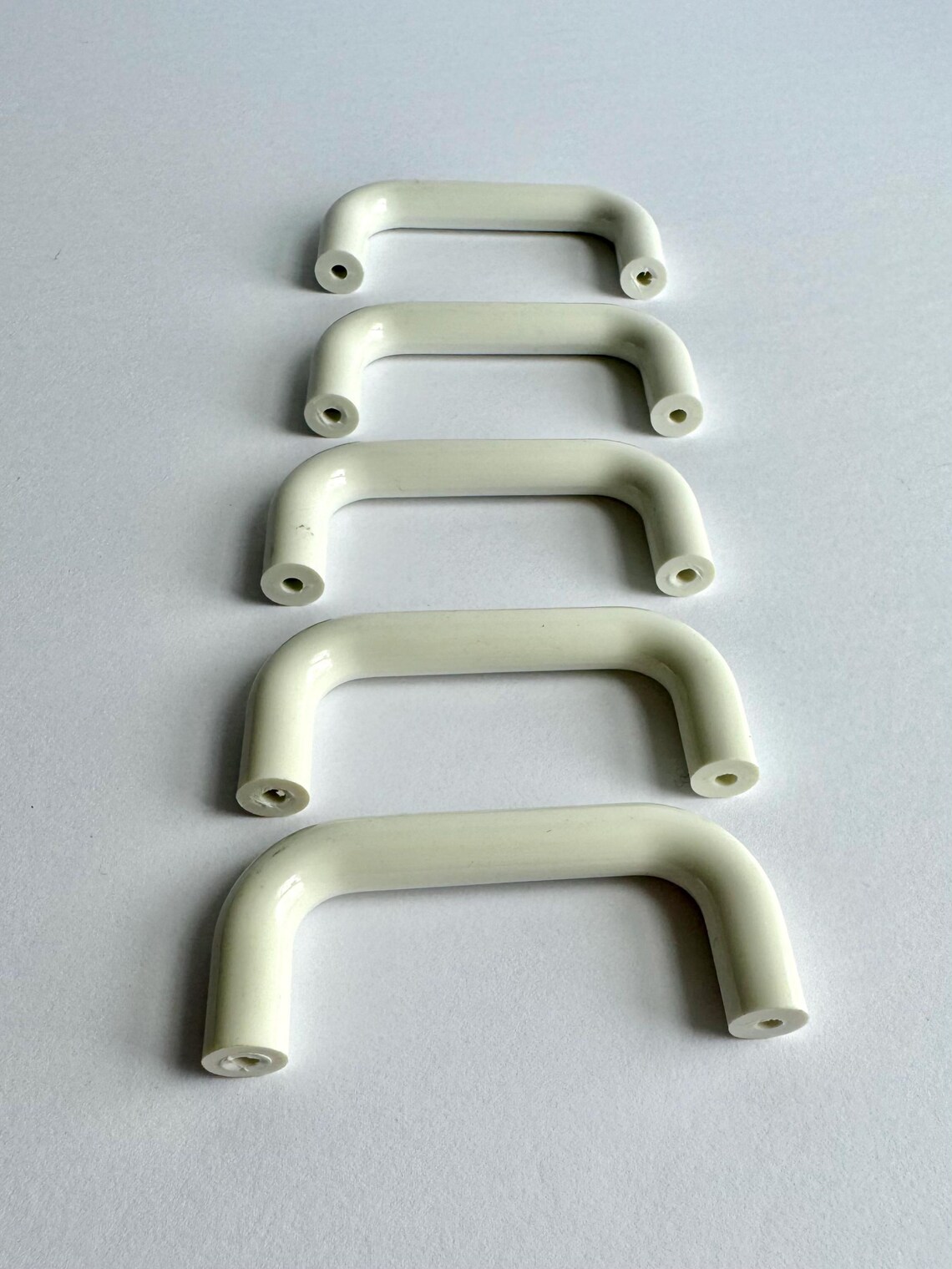 HEWI Lookalike White Plastic Drawer Pull Handles 1980s Design - Etsy