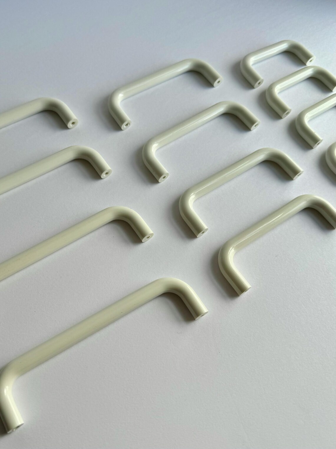 HEWI Lookalike White Plastic Drawer Pull Handles 1980s Design - Etsy