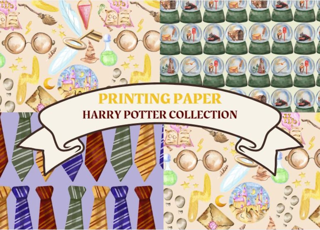 Printing Paper Harry Potter Collection third Edition - Etsy