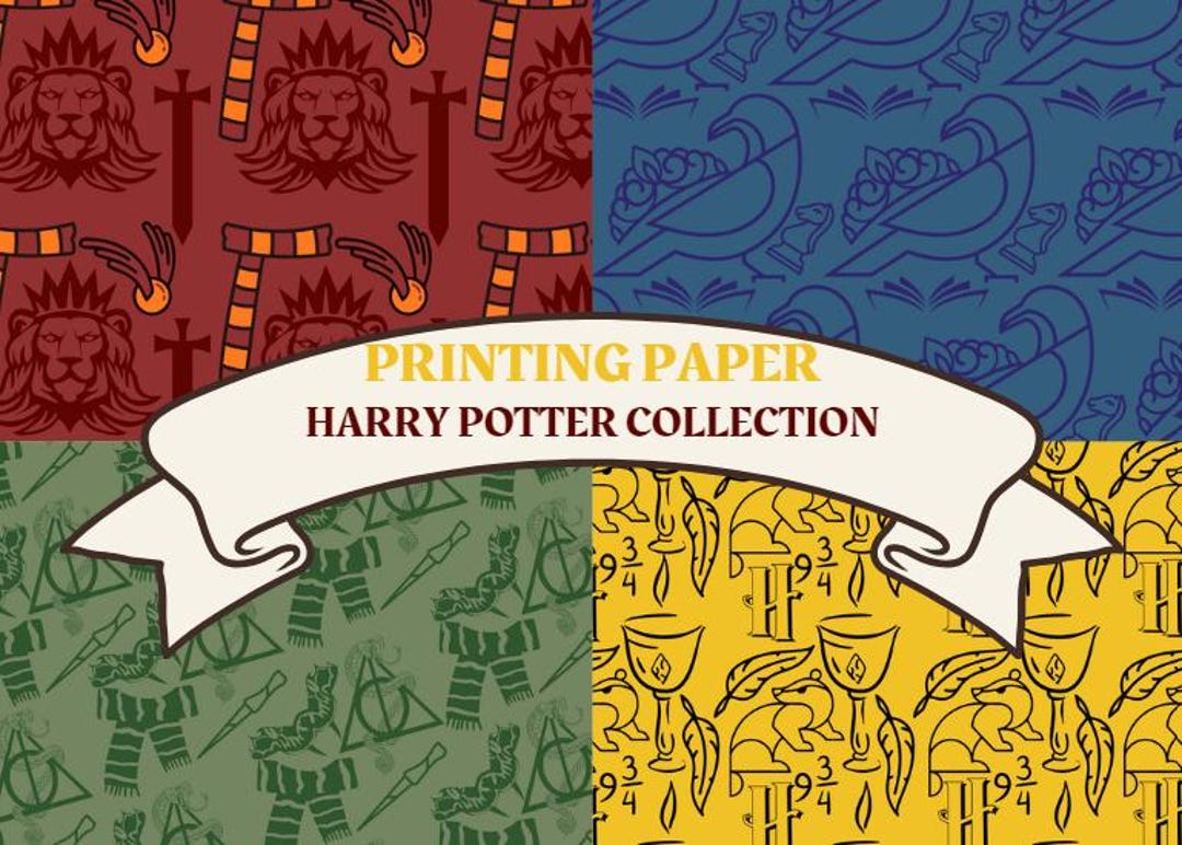 Printing Paper Harry Potter Collection second Edition - Etsy