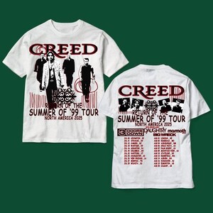 Creed 2025 Tour Merch - Etsy