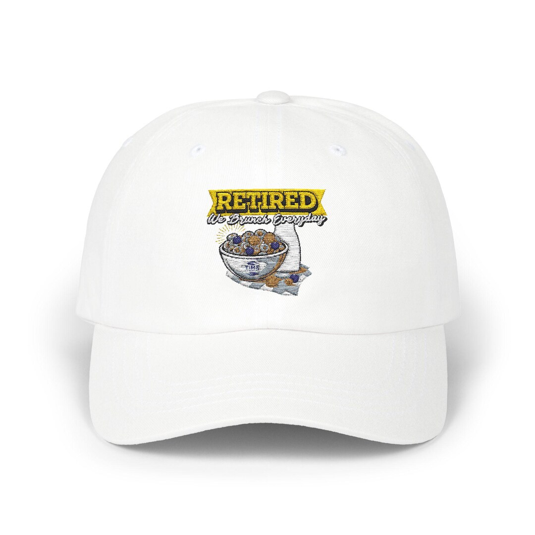 Retired Classic Dad Cap - Funny Baseball Hat for Retirement, Men ...