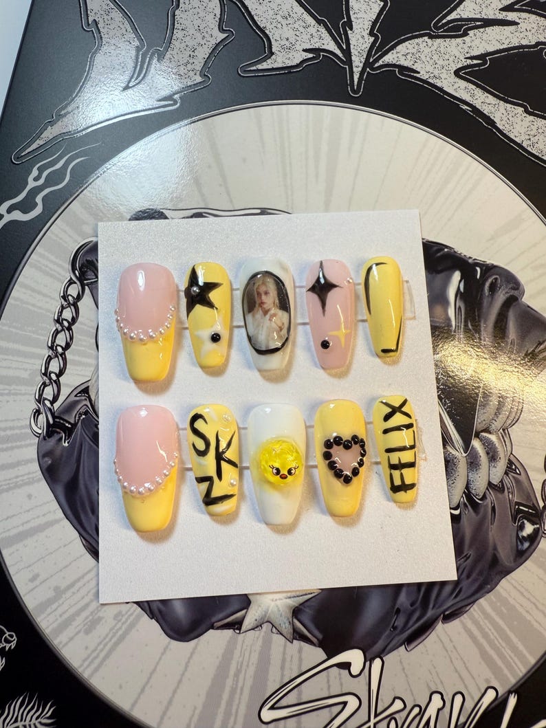 Felix Press on Nails - Etsy