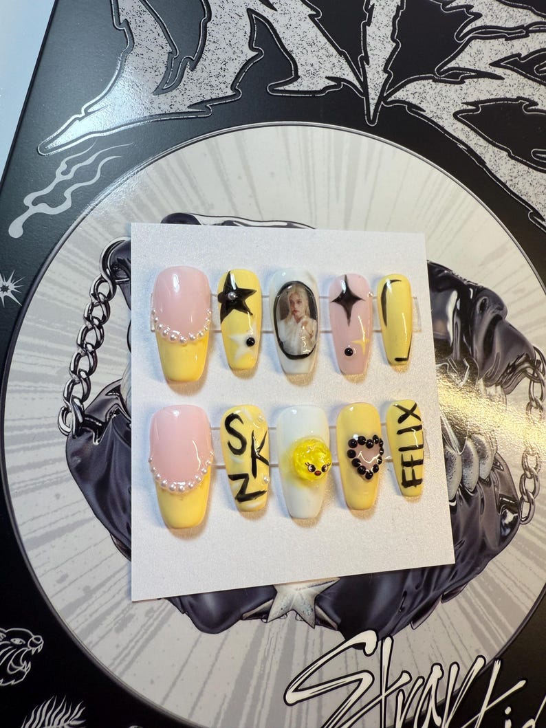 Felix Press on Nails - Etsy