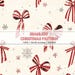 Coquette Valentine Themed Seamless Pattern, Heart Pattern, Scrapbook ...