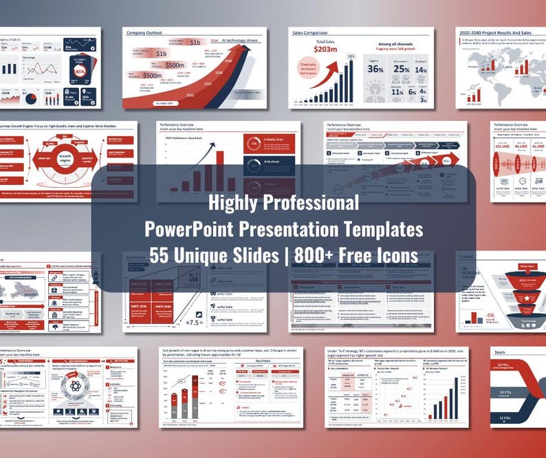Highly Professional Business Powerpoint Presentation Slides Template ...