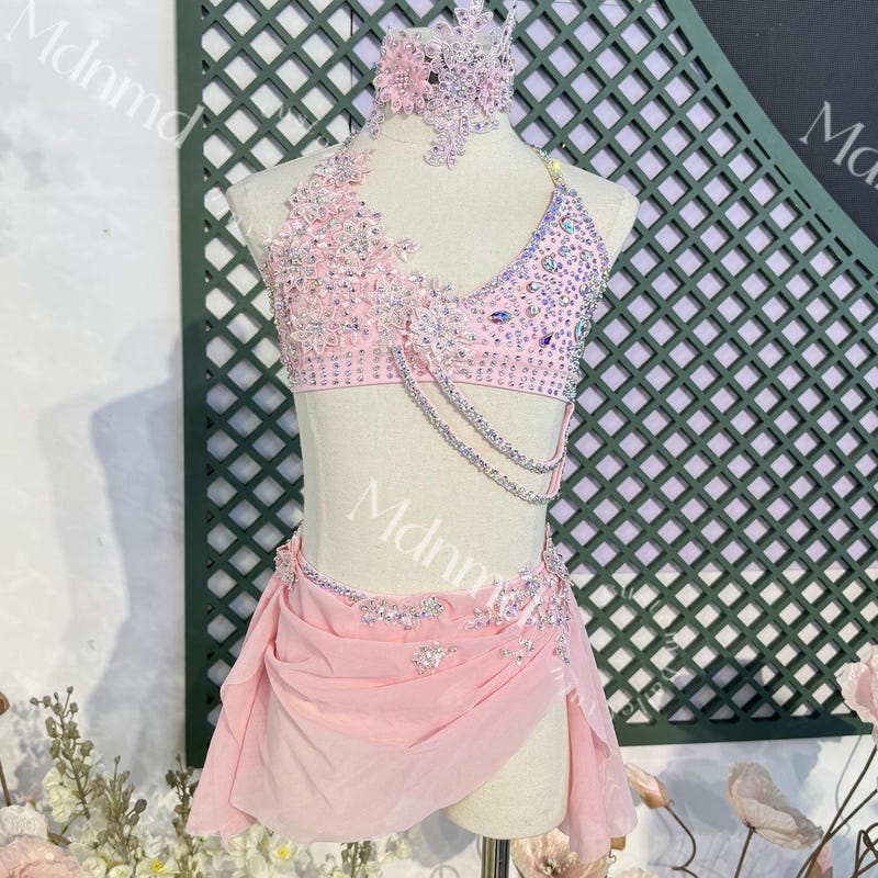 Dance Costume With Crystals - Etsy