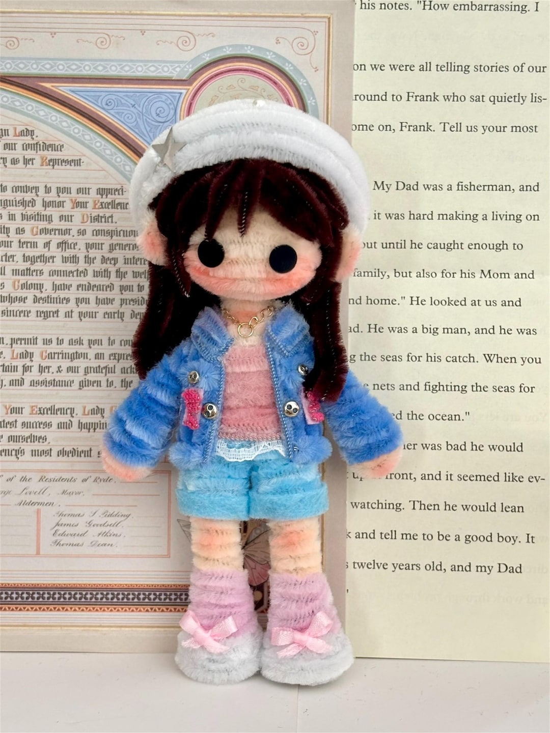 Handmade Pipe Cleaner Human Figure - Customizable Realistic Doll ...