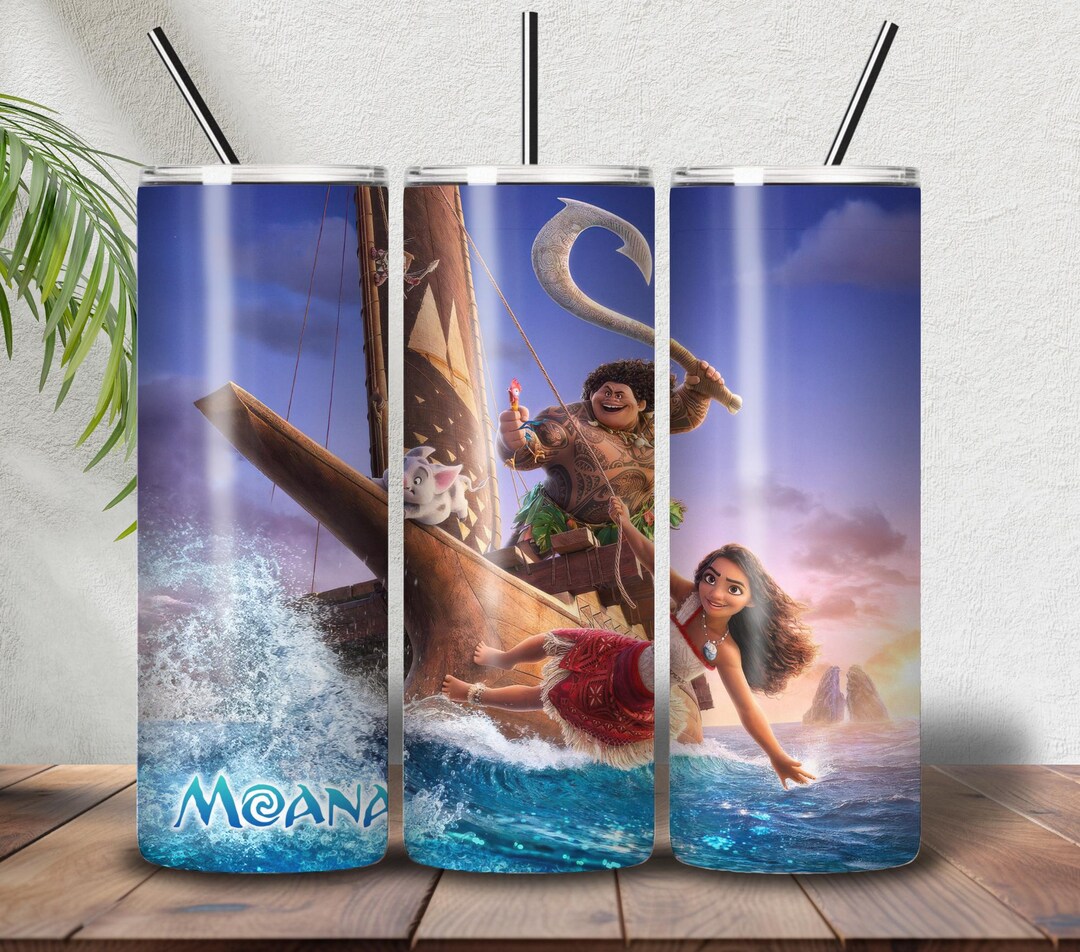 Moana 2 Moana 2 Tumbler Wrap Design for 20oz Digital Download HQ ...