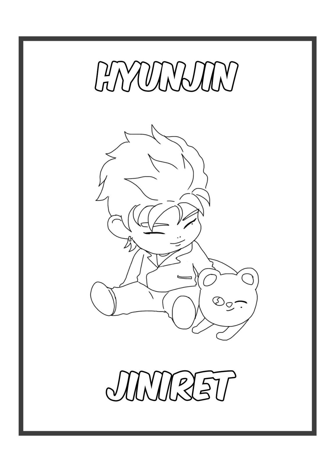 Skzoo Coloring Book With Chibi Stray Kids - Etsy