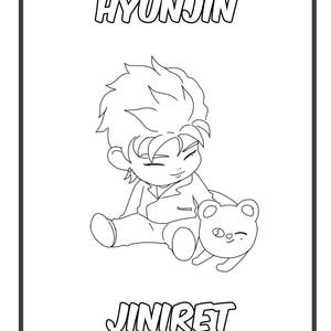 Skzoo Coloring Book With Chibi Stray Kids - Etsy