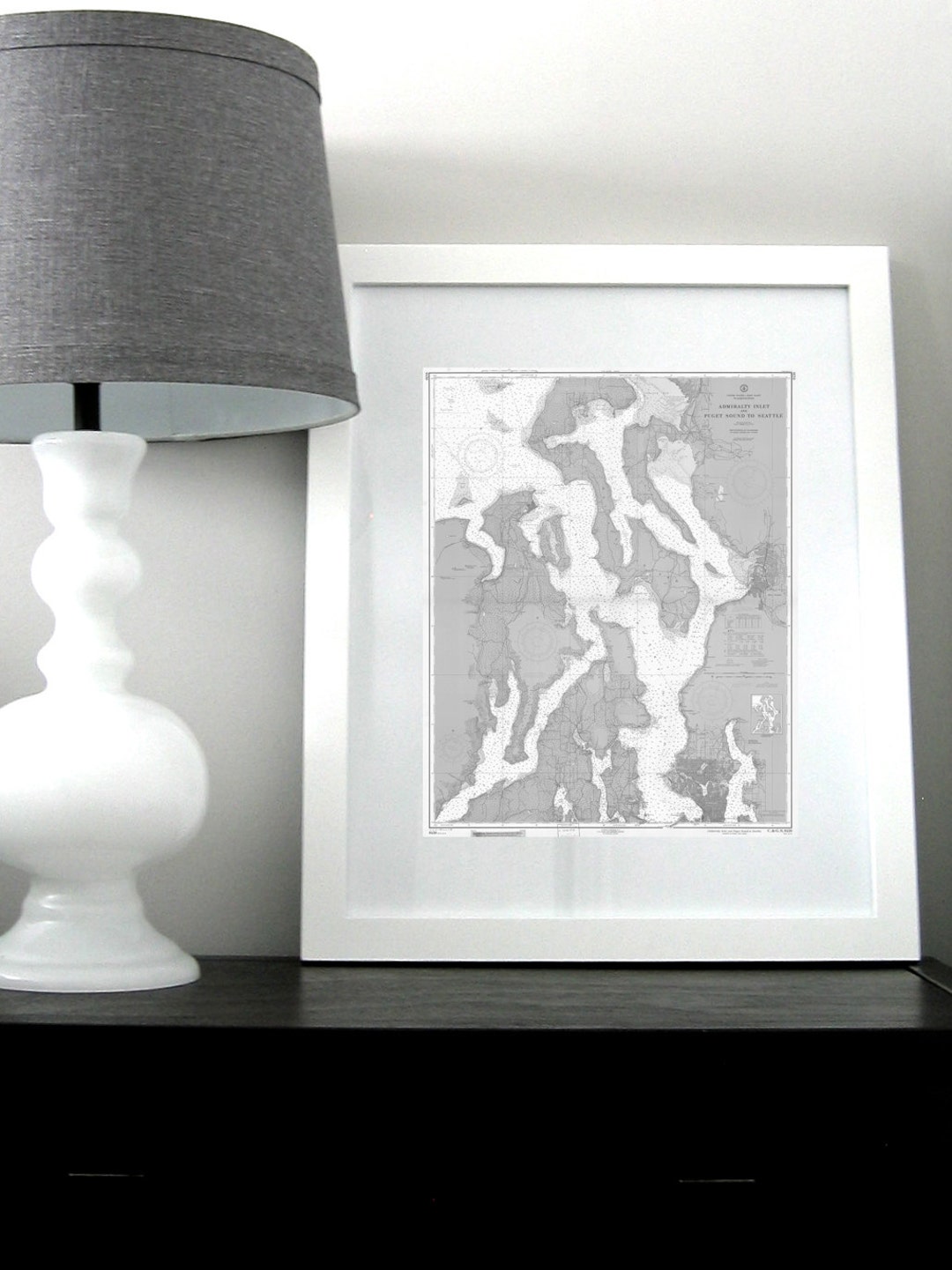 Puget Sound Nautical Chart: 1959 Vintage Map Art (digital Download) - Etsy