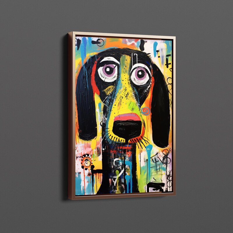 Abstract Dog Art - Etsy