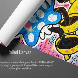 Banksy Mickey and Minnie Mouse Pop Art Canvas Wall Art - Mickey Mouse ...