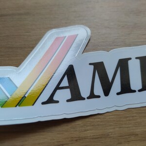 Amiga Commodoro Logo Sticker Vinyl Decal Waterproof Bumper Car Laptop ...