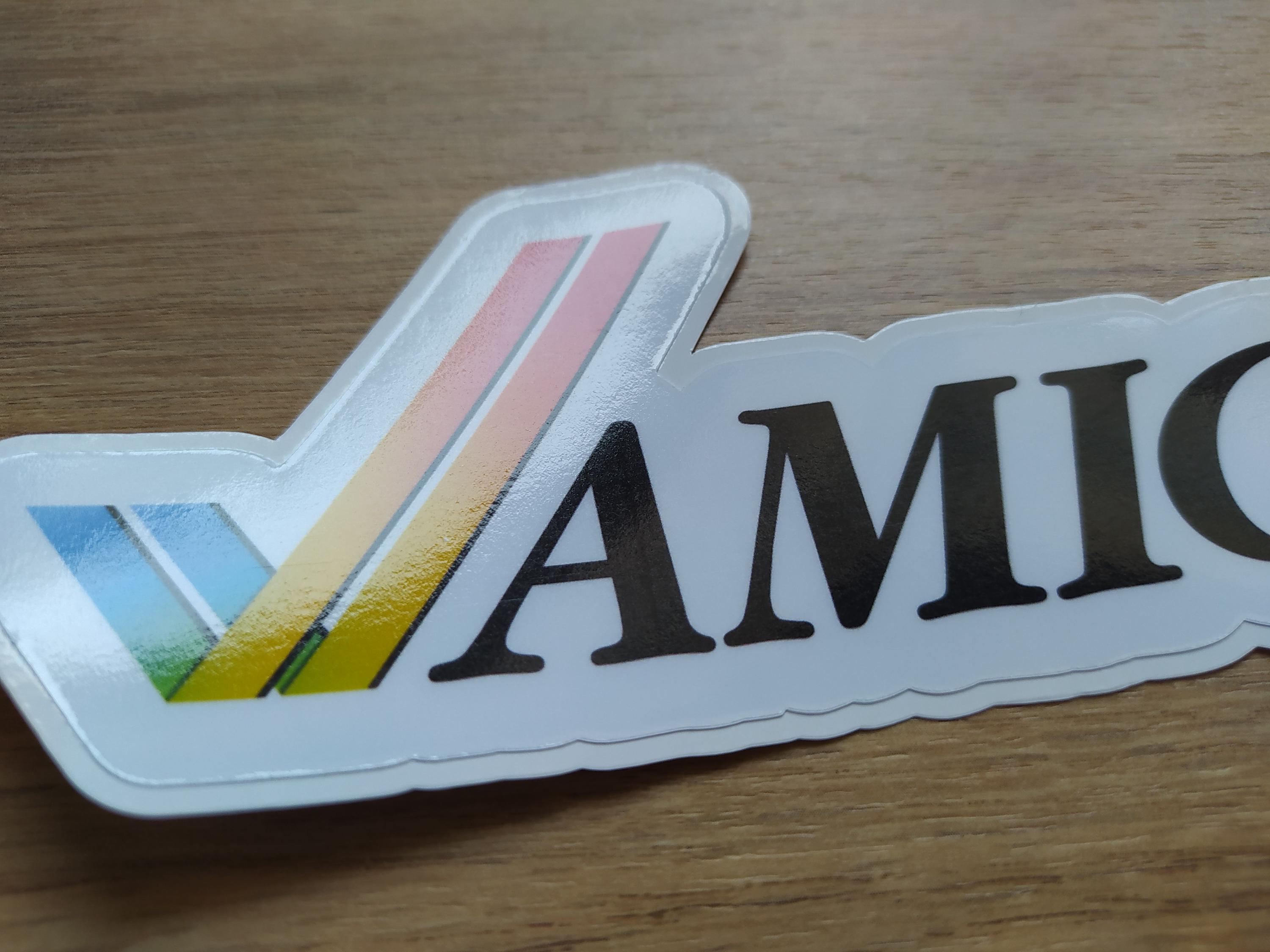 Amiga Commodoro Logo Sticker Vinyl Decal Waterproof Bumper Car Laptop ...