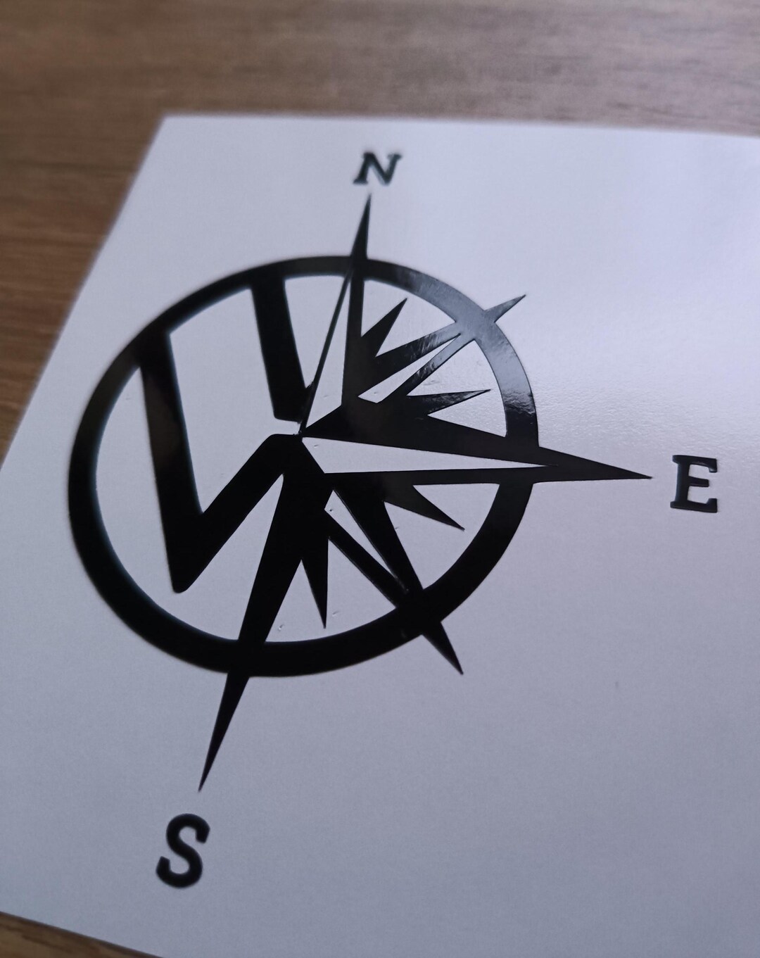 VW Compass Vinyl Decal Car Window Bumper Vanlife Lovers Campervan Decal ...