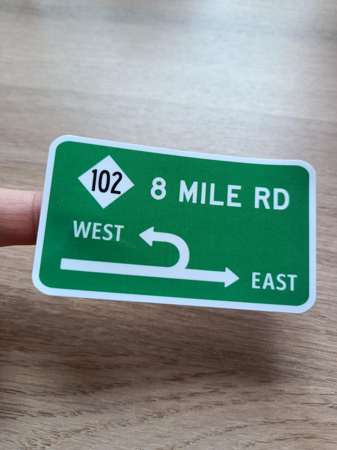 8 Mile Sign Eminem Sticker Vinyl Decal Waterproof Sticker - Etsy