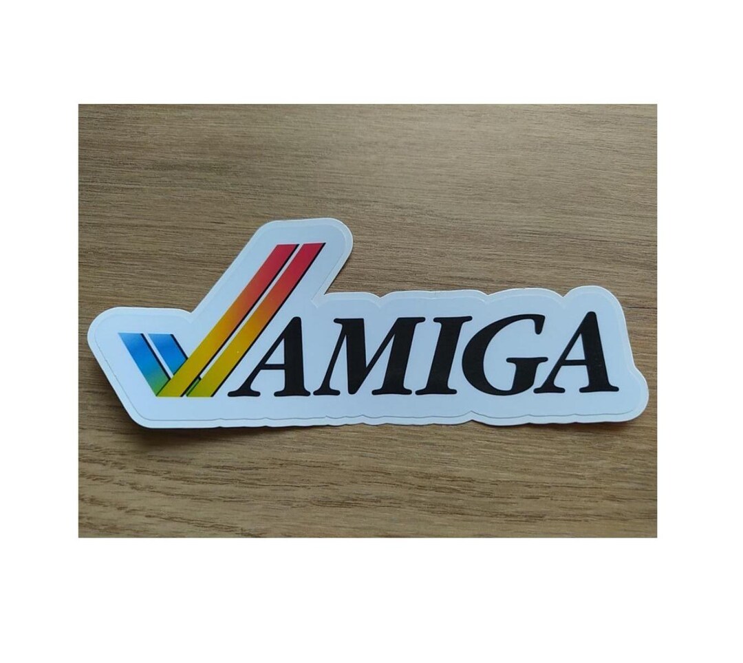 Amiga Commodoro Logo Sticker Vinyl Decal Waterproof Bumper Car Laptop ...