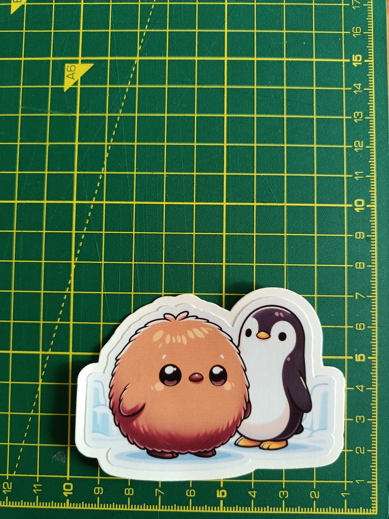 Pesto the Baby Penguin Vinyl Stickers Car Bumper Laptop Van Waterproof ...