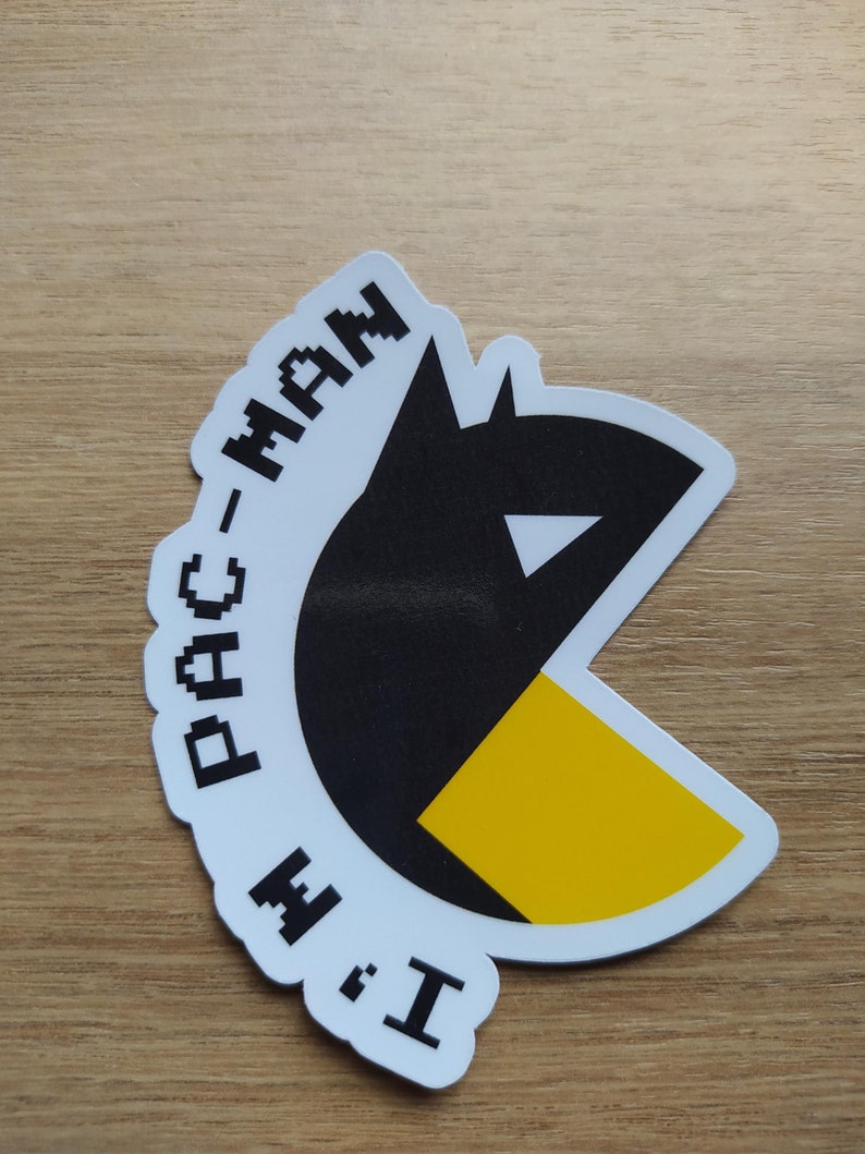 Inspired Pac Batman Sticker Vinyl Decal Waterproof Bumper Car Laptop ...