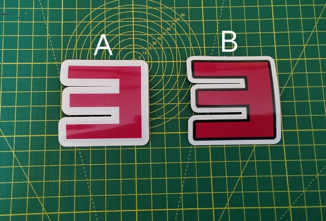 E Eminem Inspired Sticker Vinyl Decal Waterproof Sticker - Etsy