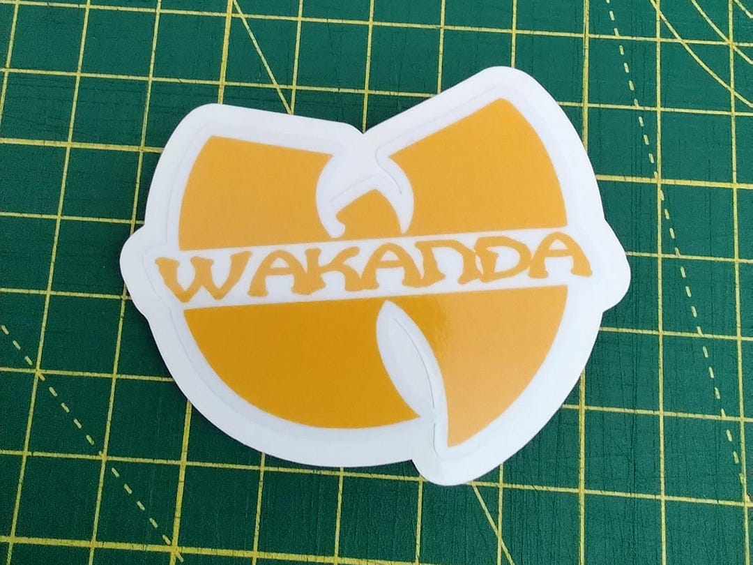 Wakanda Forever Sticker Black Panther Art Superhero Decal Laptop Lunch ...