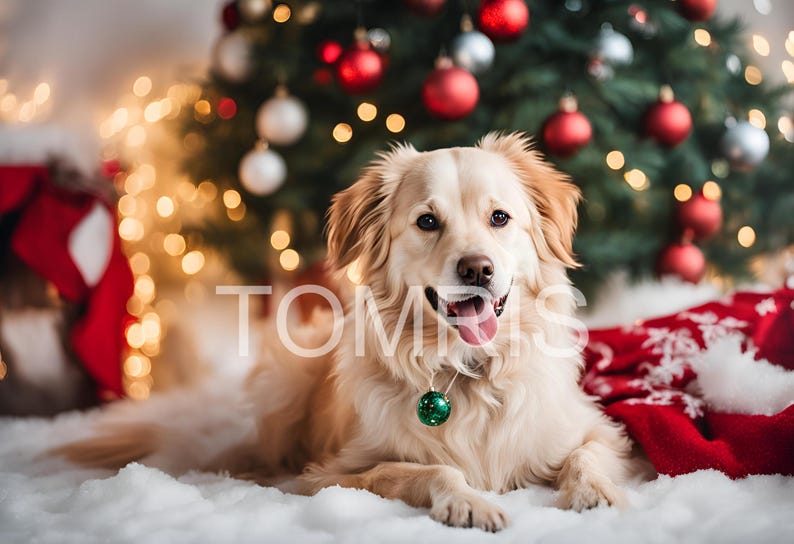 Christmas Pet Photoshoot Backgorund,animal Photoshoot, Cat, Dog, Baby ...