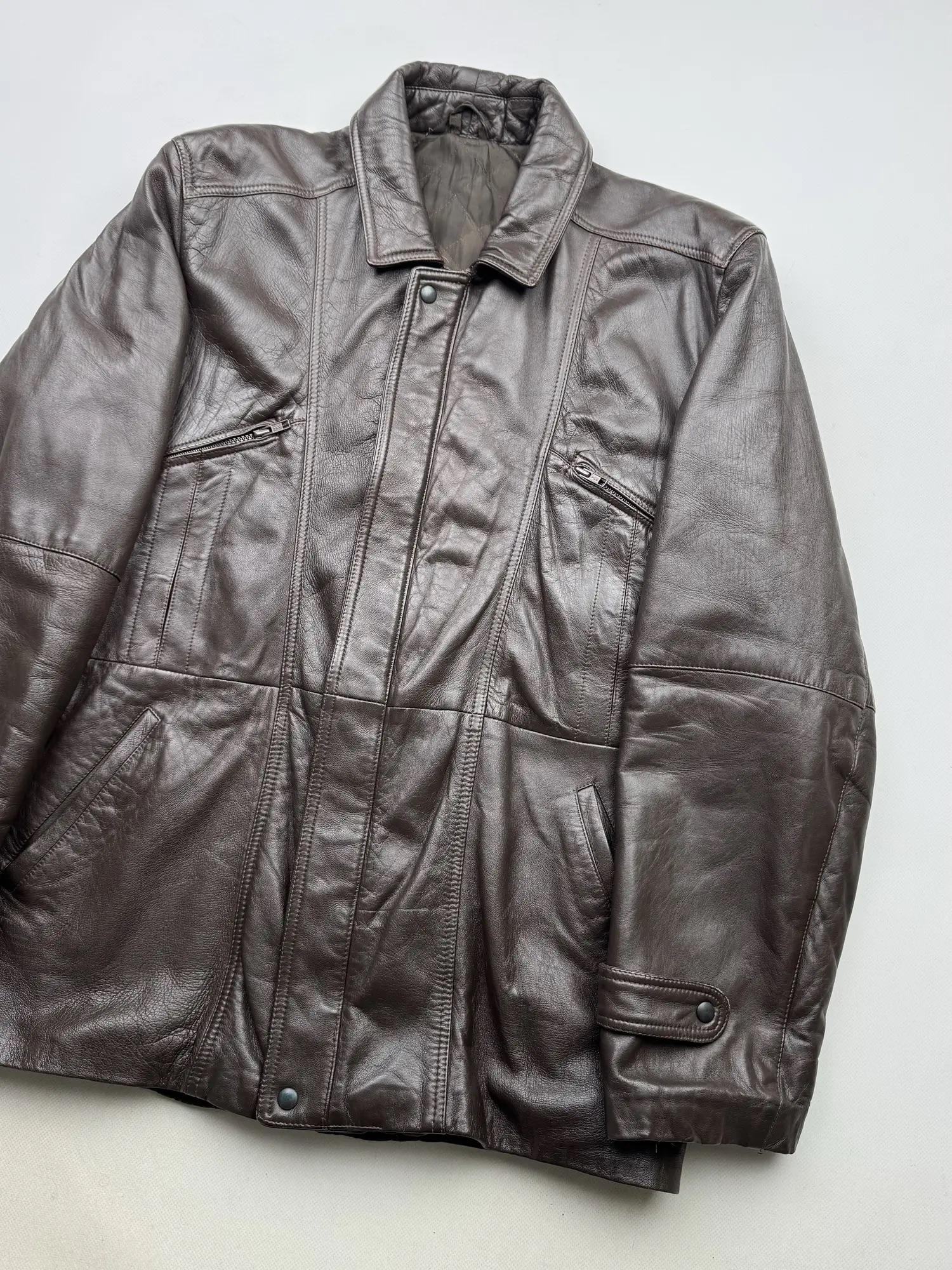 90's Leather Jacket - Etsy