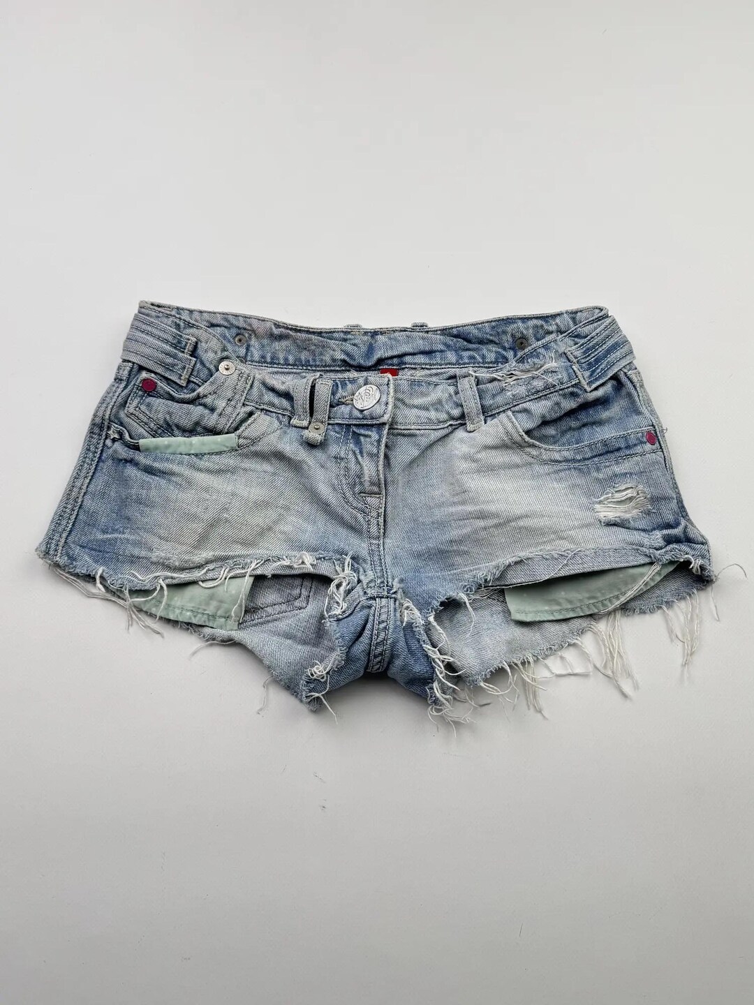 Vintage Mini Denim Shorts - Etsy