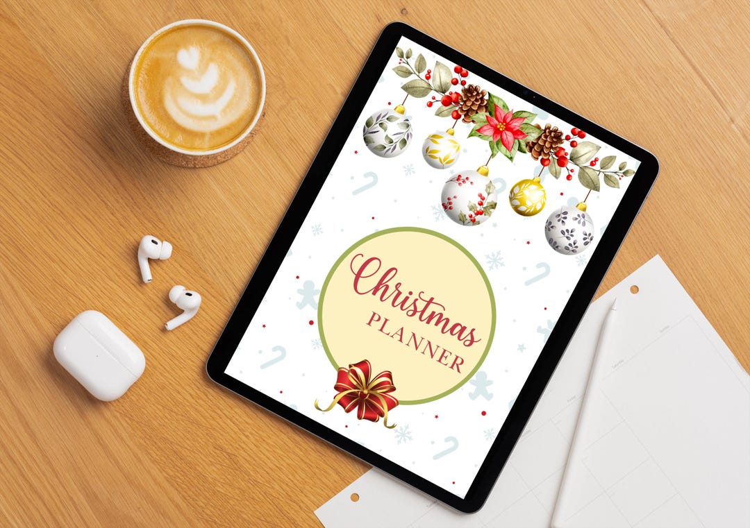 Editable Christmas Planner Package, Customizable Holiday Planner ...