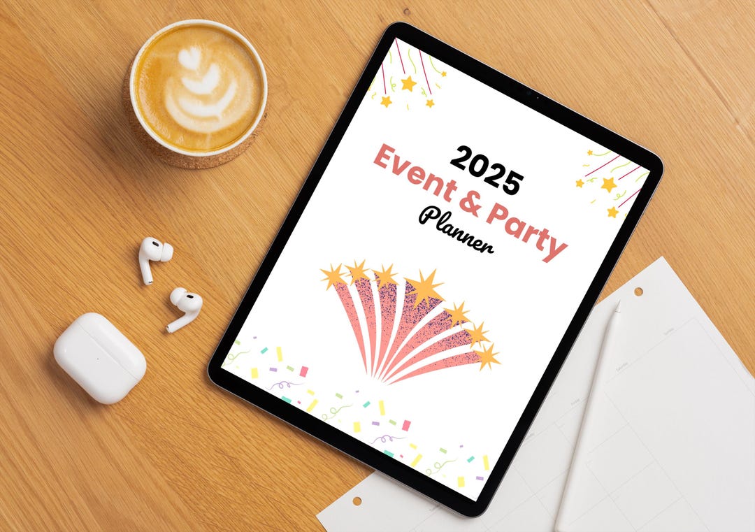 2025 Event & Party Planner, Printable Party Organizer, Event Planning ...