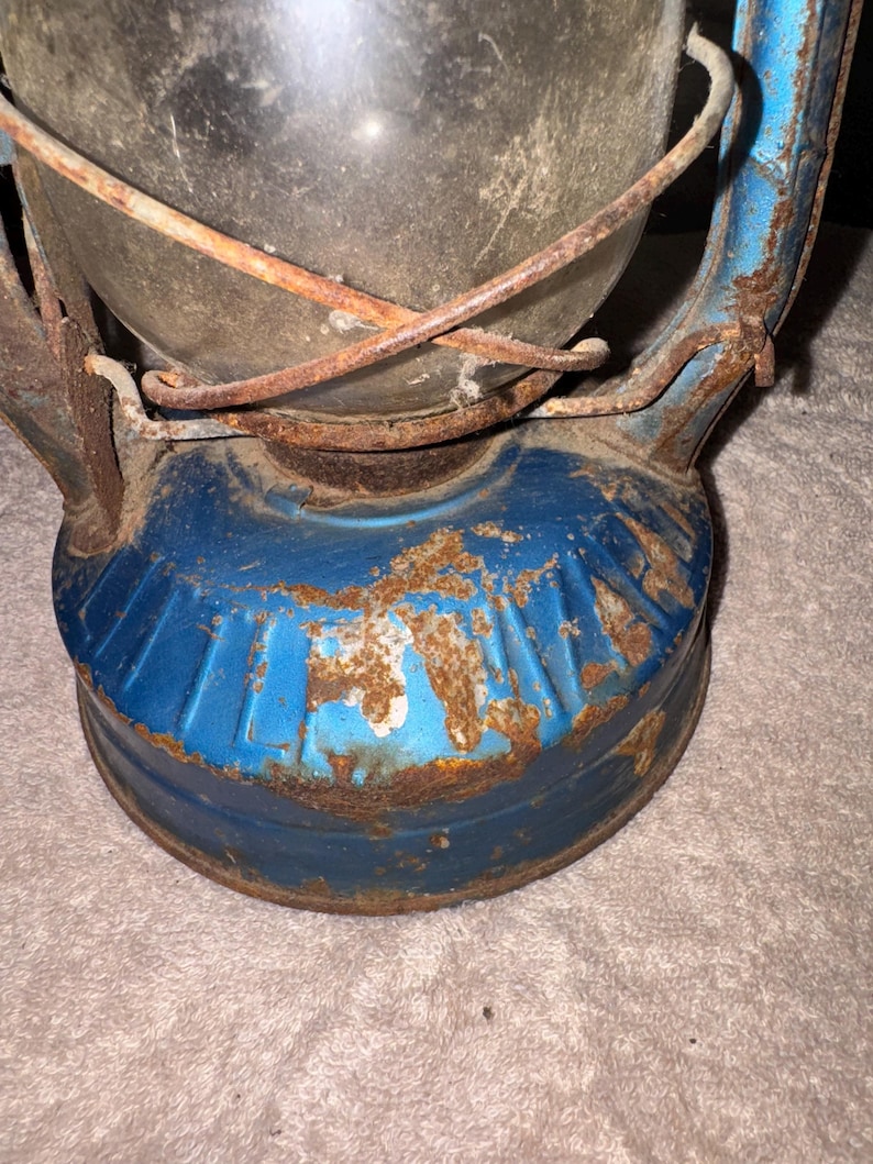 Vintage Blue Dietz Little Wizard Lantern NY USA - Etsy