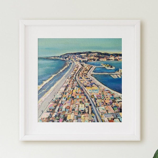 Pacific Beach Painting - Etsy