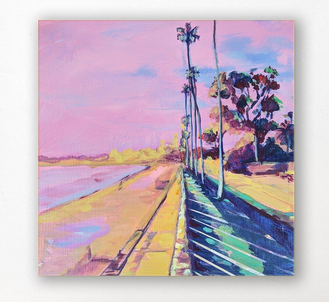 Santa Barbara Wall Art, Print of Butterfly Beach, Santa Barbara Beach ...
