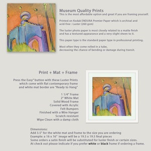 Painting of Encinitas Temple. Swami's Self Realization Center ...