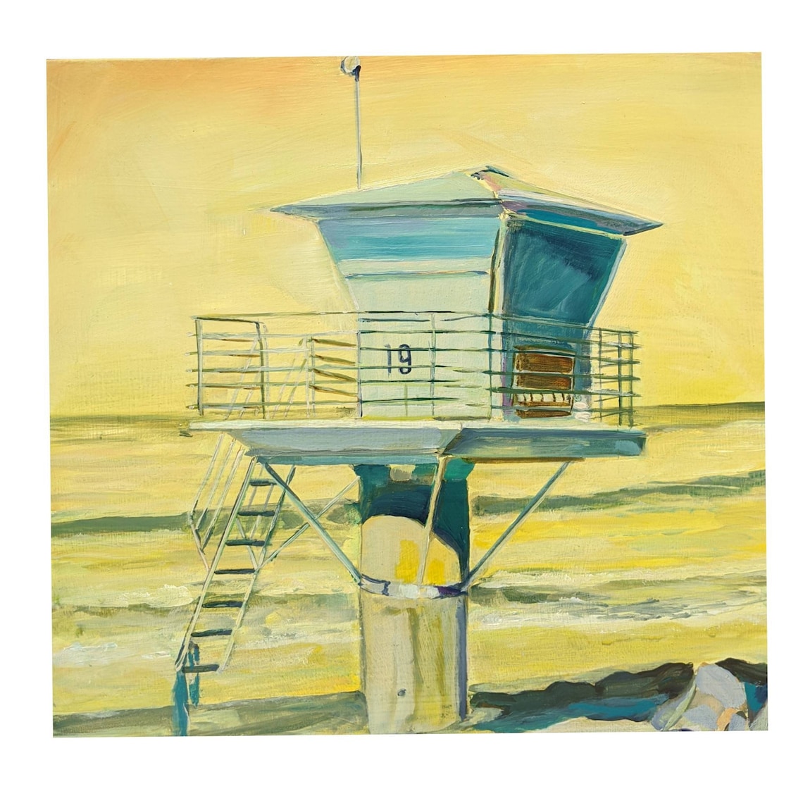 California beach Lifeguard towers Encinitas Carlsbad | Etsy