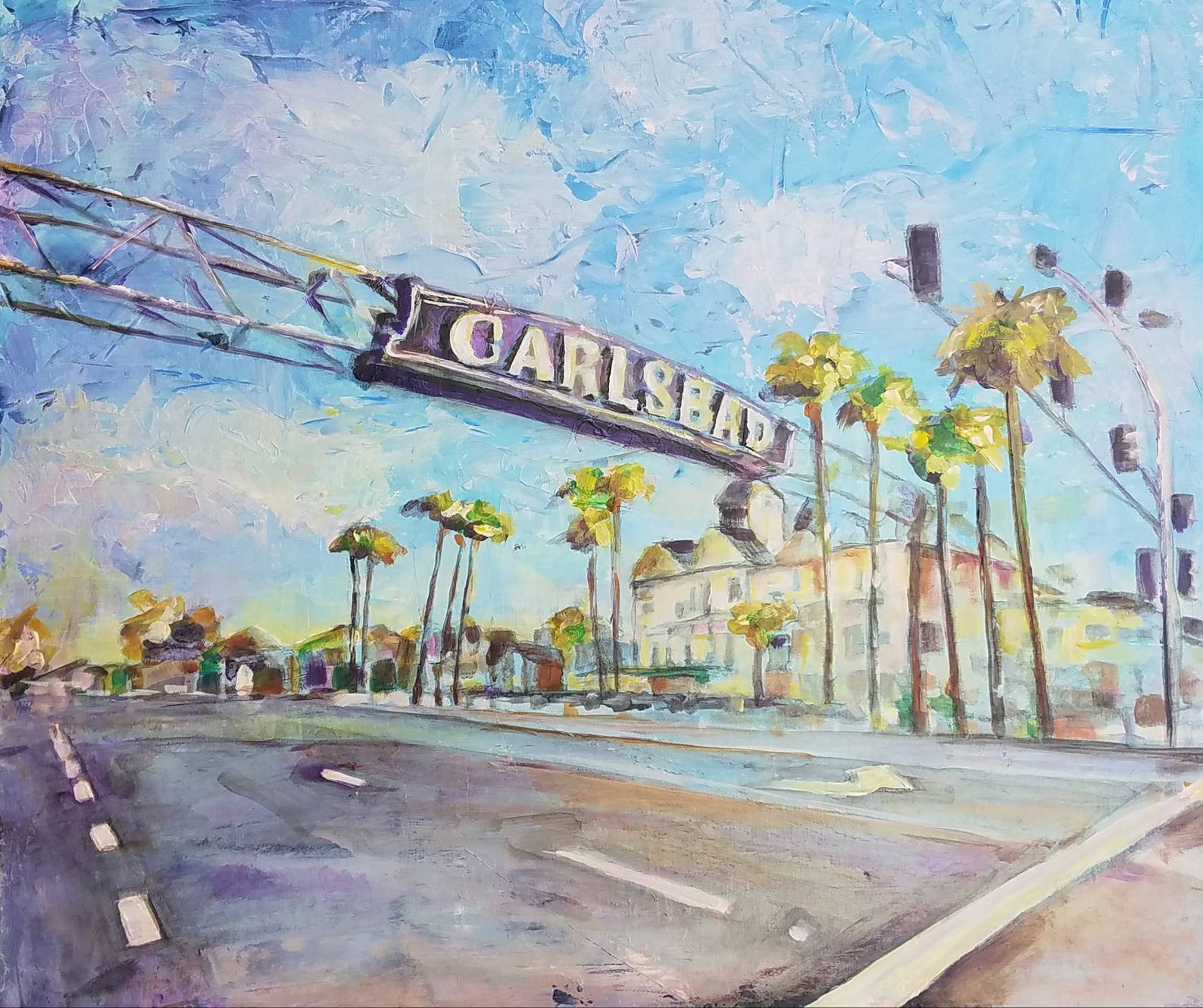 Carlsbad Wall Art Carlsbad Sign Print Downtown Carlsbad San - Etsy