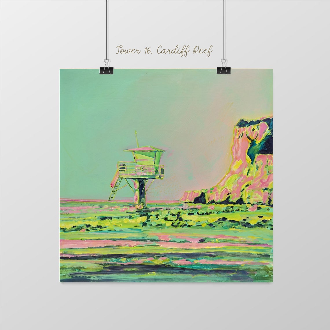 Painting of Encinitas California. Fine Art Prints. San Diego - Etsy