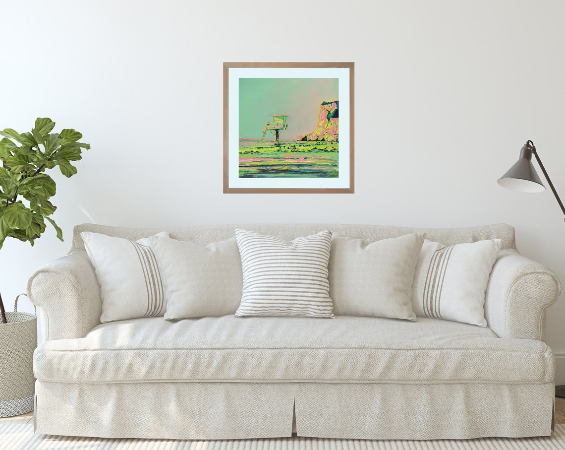 Painting of Encinitas California. Fine Art Prints. San Diego - Etsy