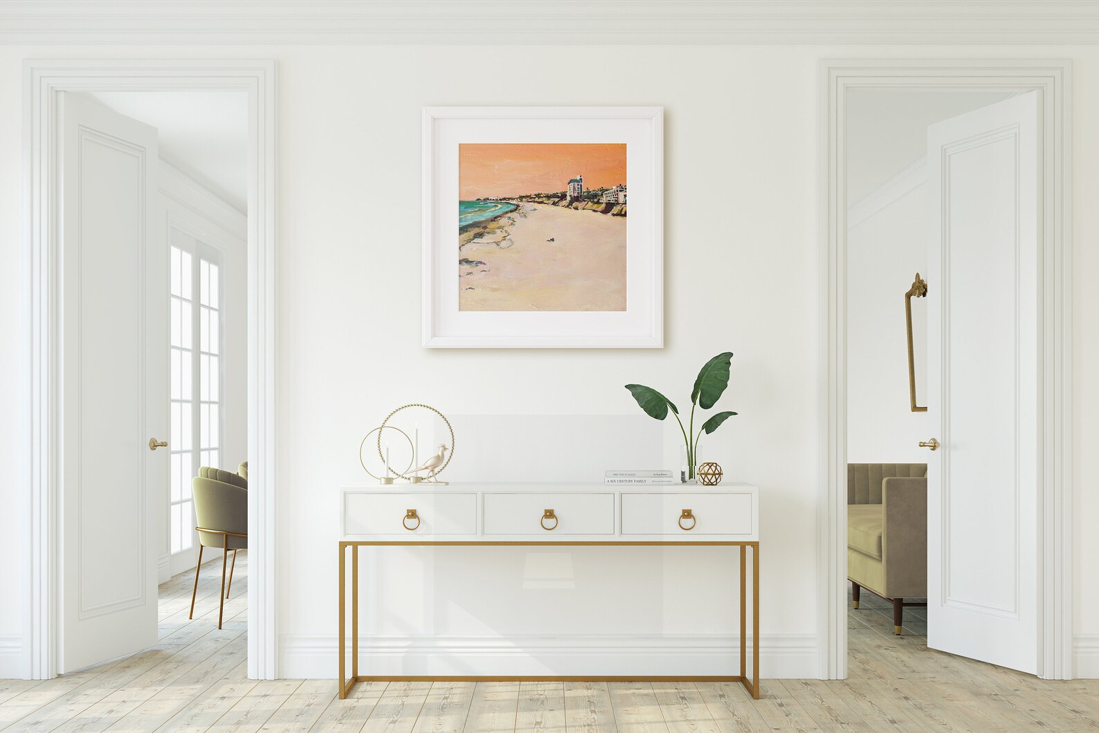 Pacific Beach Wall Art Painting of North PB Law Street - Etsy