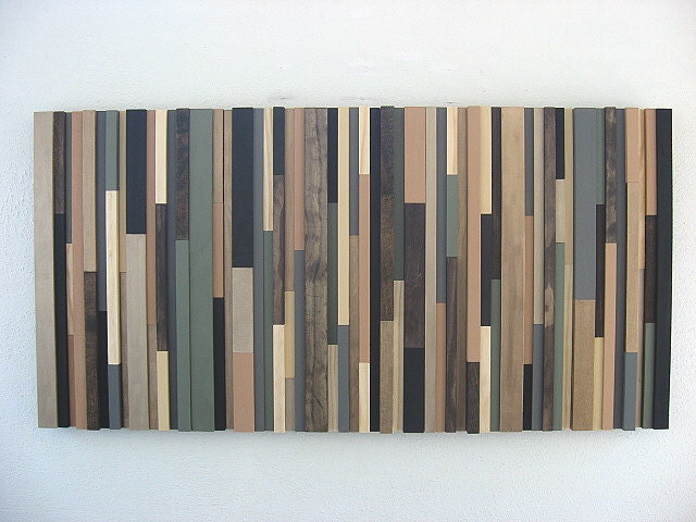 Modern Rustic Art Reclaimed Wood Art Wood Wall Art Wall - Etsy