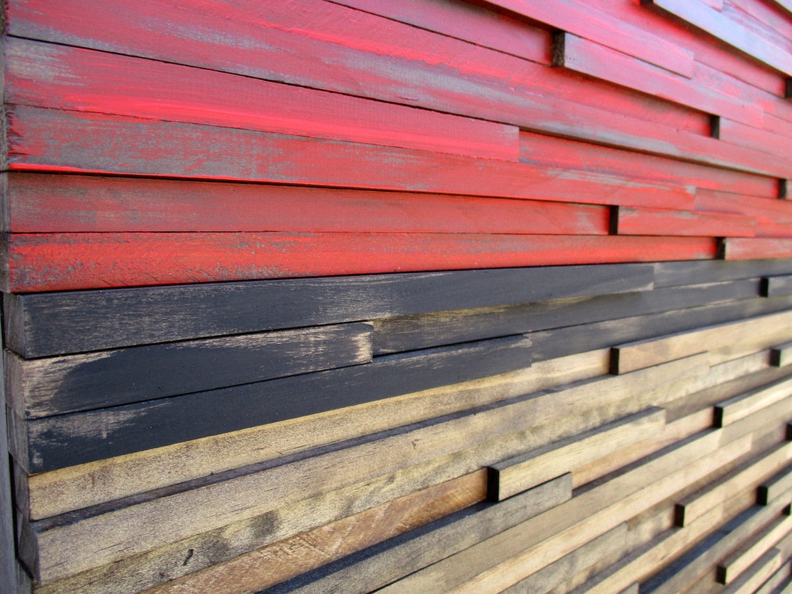 Wood Wall Art Landscape Wall Art Distressed Wood Sculpture - Etsy