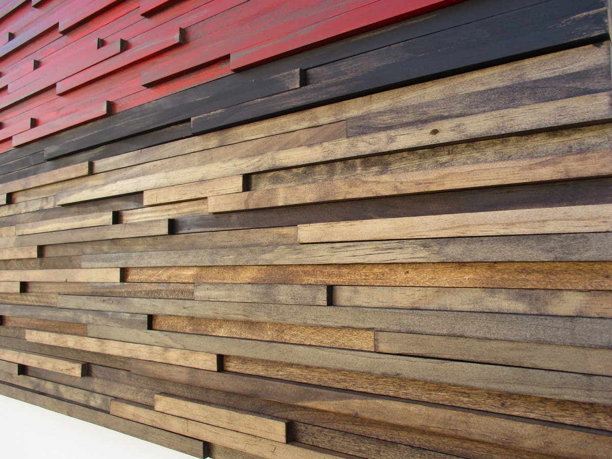 Wood Wall Art Landscape Wall Art Distressed Wood Sculpture | Etsy