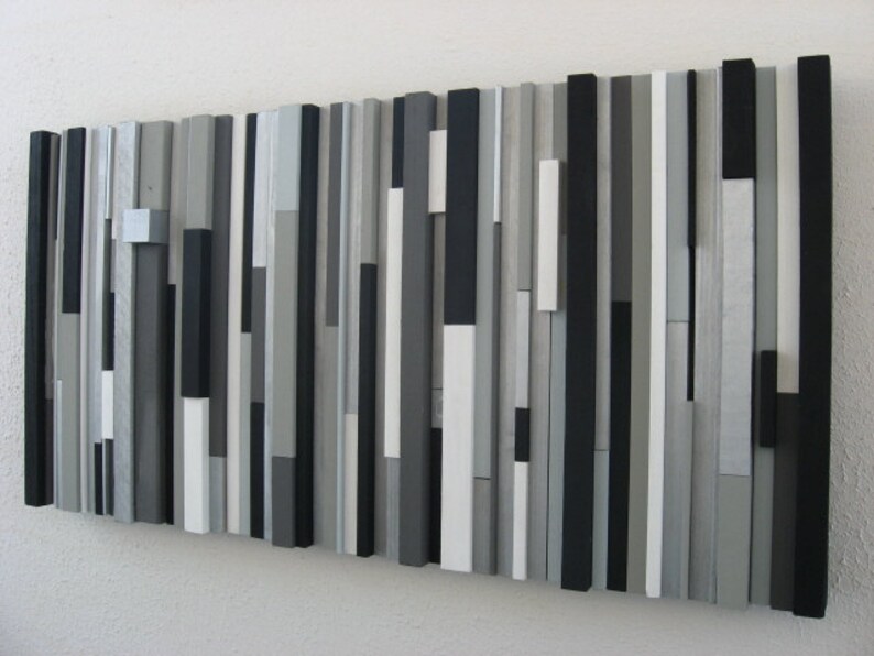 Black And White Wood Wall Art Modern Rustic Art Wood Art Etsy Black And White Wood Wall Art Modern Rustic Art Wood Art Etsy