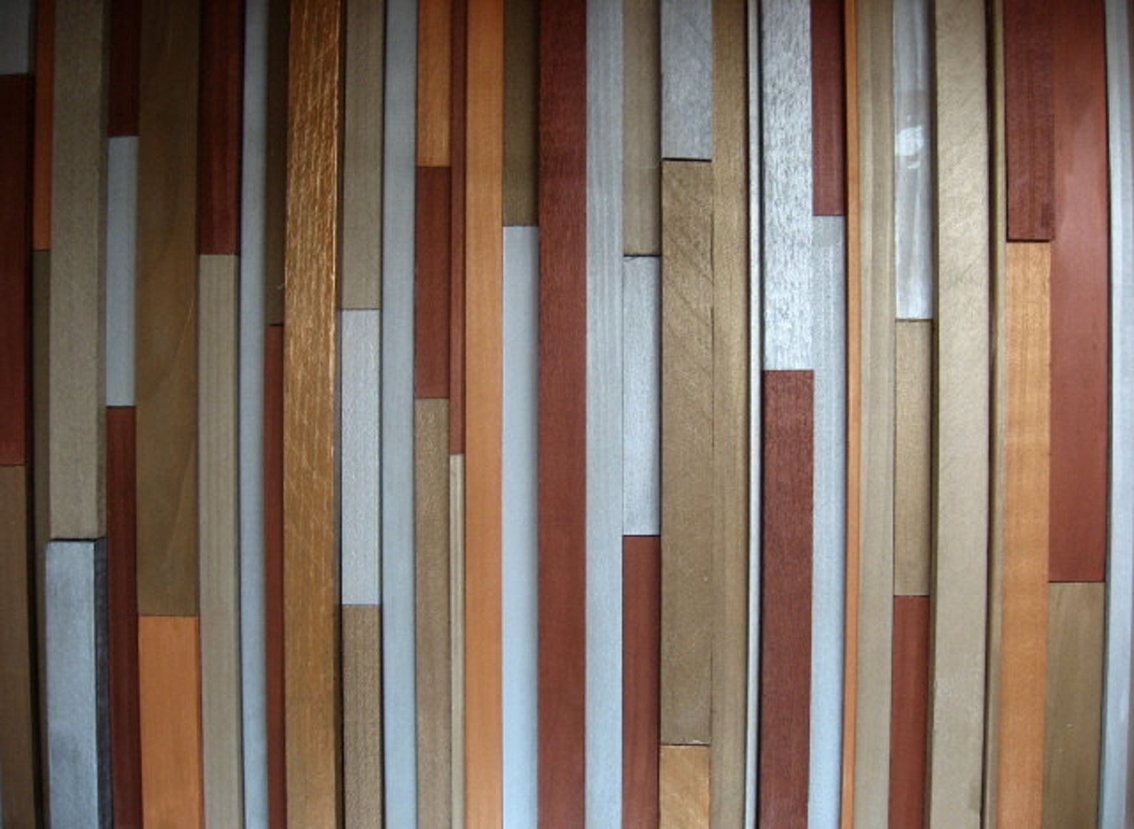 Abstract Metallic Painting on Wood Wood Art Wall Sculpture | Etsy