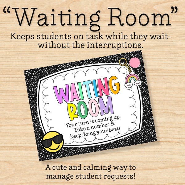 Waiting Room Signs - Etsy