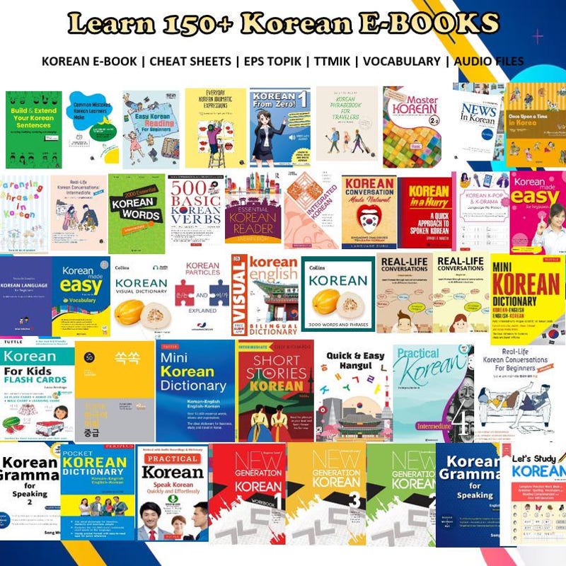Korean Worksheet - Etsy
