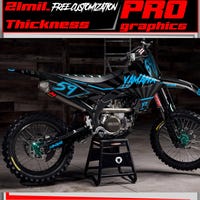 Yamaha YZ 85 2015 - 2021 Vector Templates for Custom Motocross Sticker ...