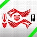 Honda CRF110 2019-2023 Motocross Graphics Template - Etsy